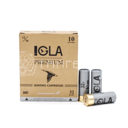 Патрон 12/70 №5 32г Igla-Premium (10/250) - ТАЙГЕР ГАН - Оружейный магазин