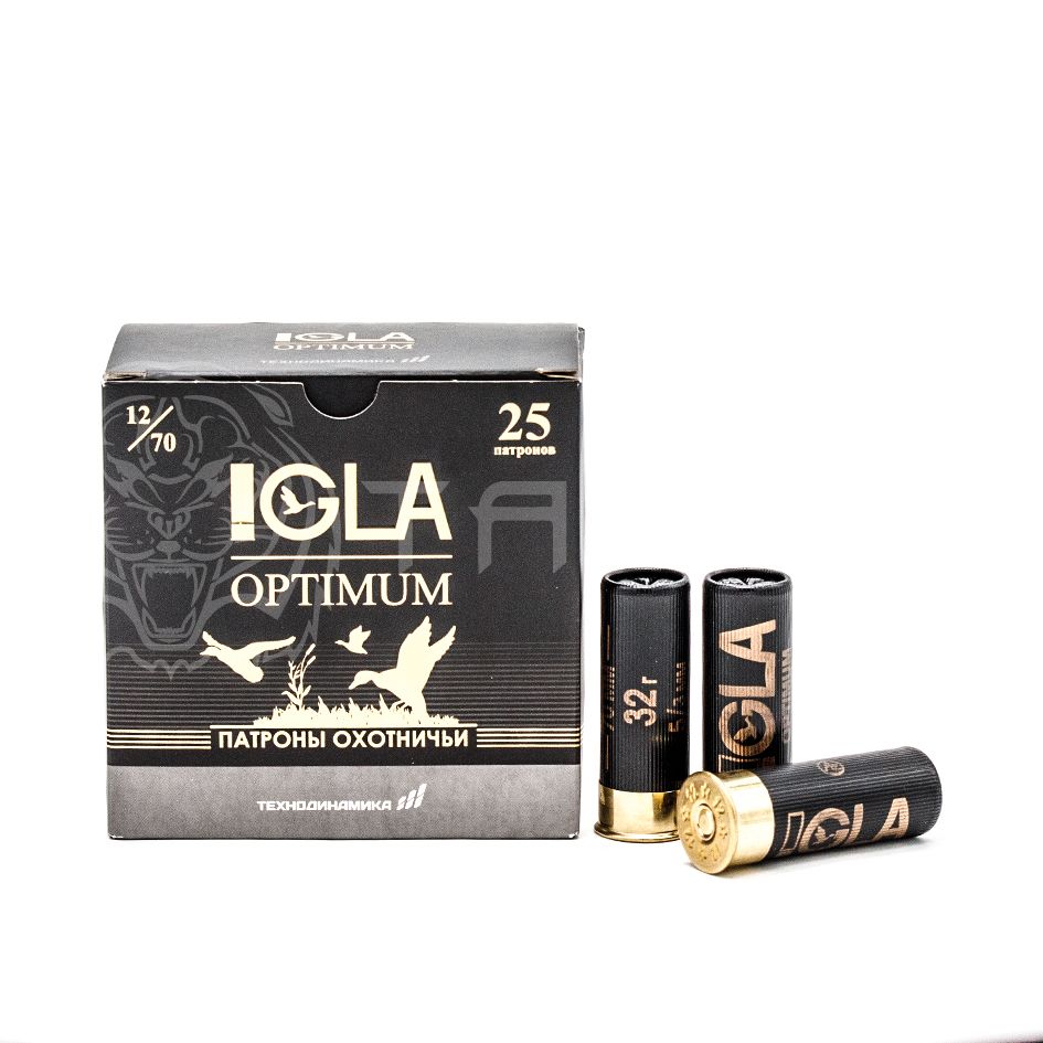 Патрон 12/70 №5 32г Igla-Optimum (25/250) - ТАЙГЕР ГАН - Оружейный магазин